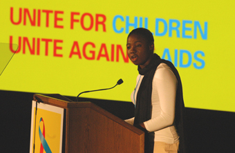 Launch of campaign "Unite for Children. Unite Against AIDS.", October ...