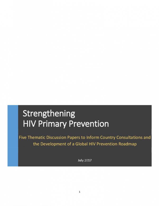 Publications about HIV prevention | UNAIDS